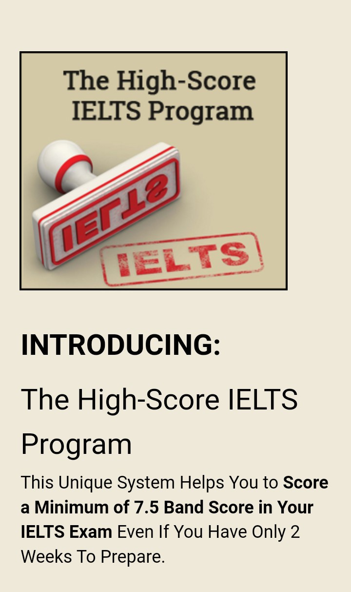 Buy THE IELTS HIGH SCORE PROGRAM. by Tebi Remion Tembei on Selar