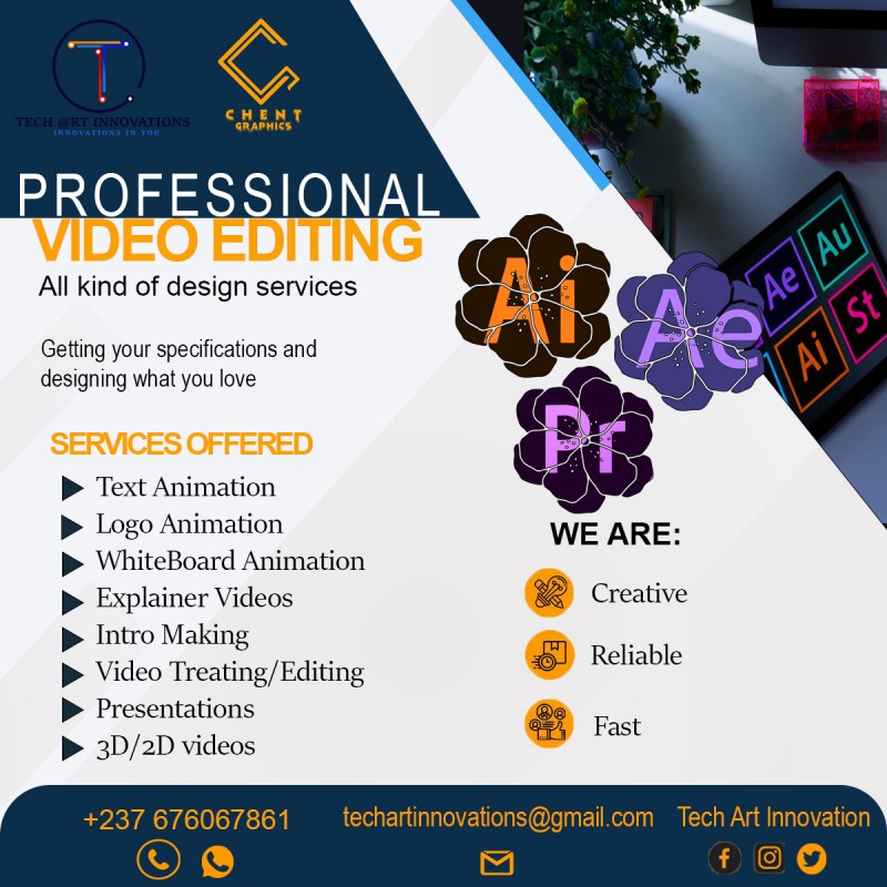 Buy VIDEO EDITING/DESIGN by Tech Art Innovations on Selar