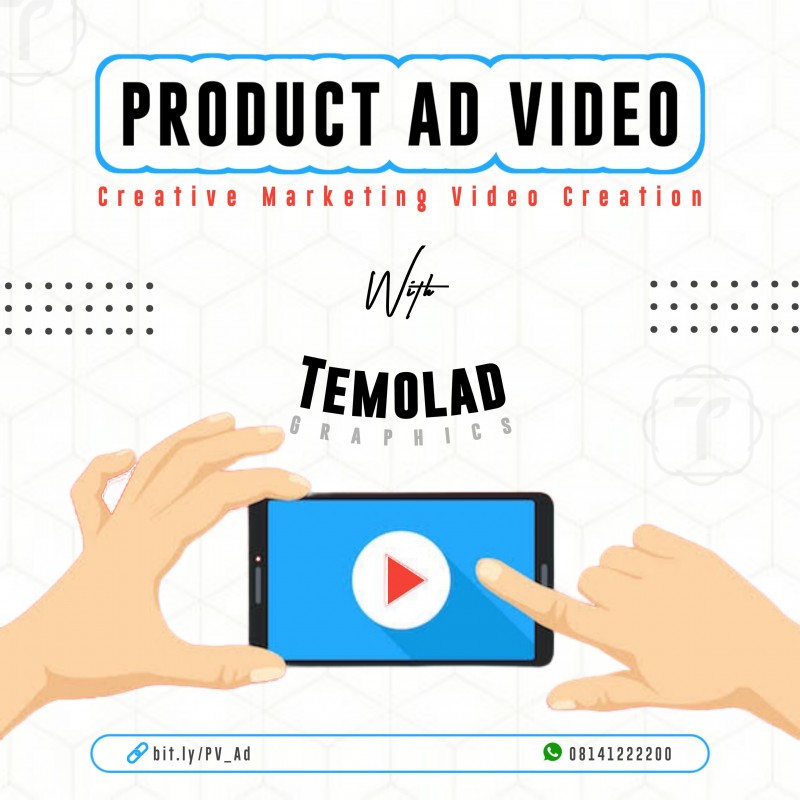 Buy PRODUCT ADS VIDEO CREATION by Temolad Online Store on Selar