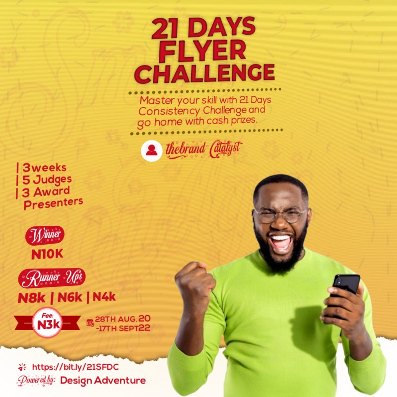 Buy 14 DAYS FLYER DESIGN CHALLENGE by Ekomo Emmanuel on Selar