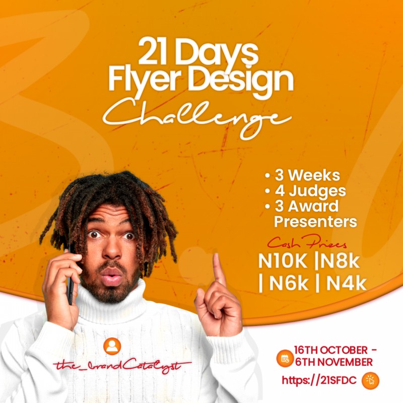 Buy 21 DAYS FLYER DESIGN CHALLENGE 3.0 by Ekomo Emmanuel on Selar