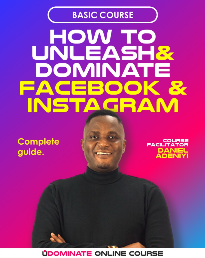 Buy BASIC COURSE - How you Unleash And Dominate Facebook and Instargam. Learn how to Bank 500k ...