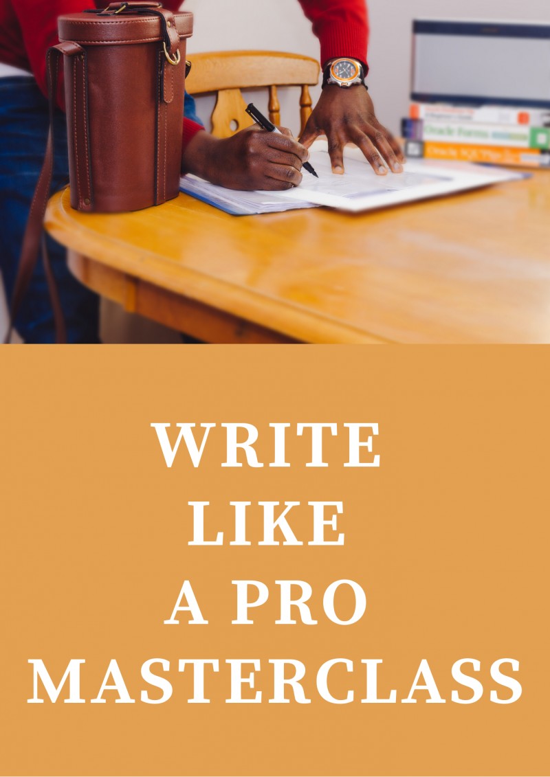 Buy Write Like a Pro Masterclass - The Simple System For Writing ...
