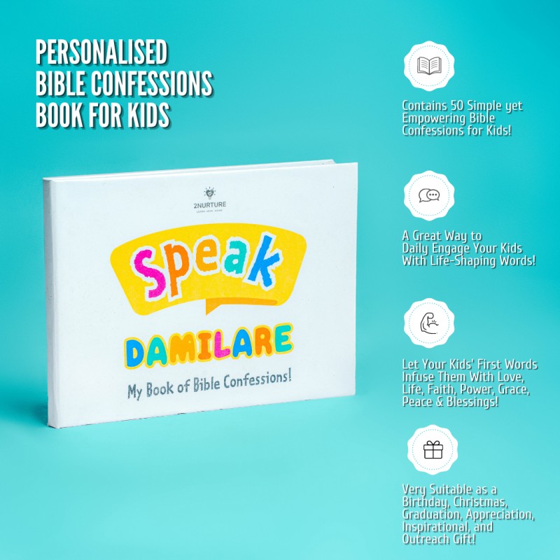 Buy Personalised Bible Confessions Book for Kids by 2Nurture Integrated ...