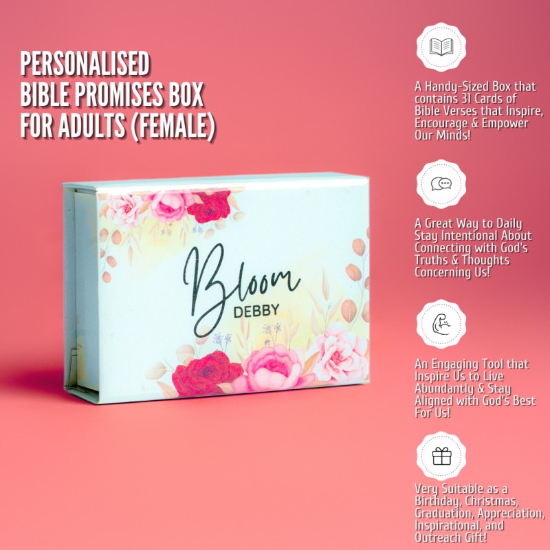 Buy Personalised Bible Promises Box for Adults by 2Nurture Integrated ...