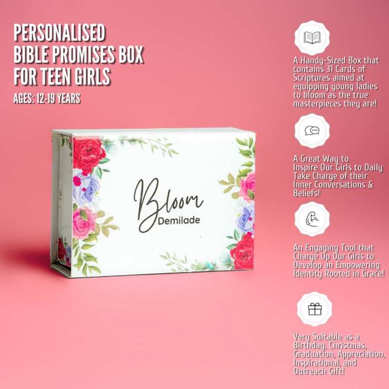 Buy Personalised Bible Promises Box for Teens by 2Nurture Integrated ...