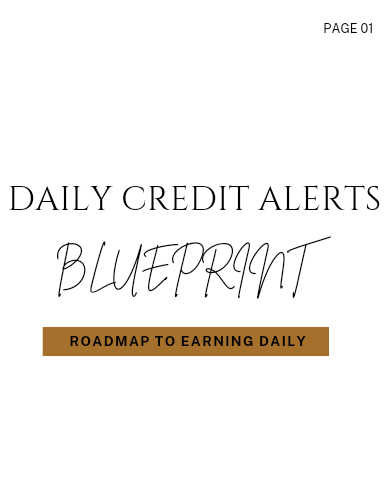 Buy DAILY CREDIT ALERTS BLUEPRINT by Mâxföcüs on Selar