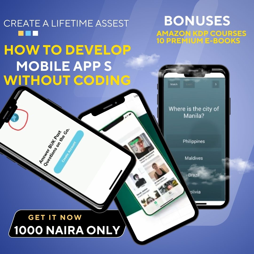 Buy ADVANCED MOBILE APP CREATION USING MOBILE PHONE by ABDULMALIK ...