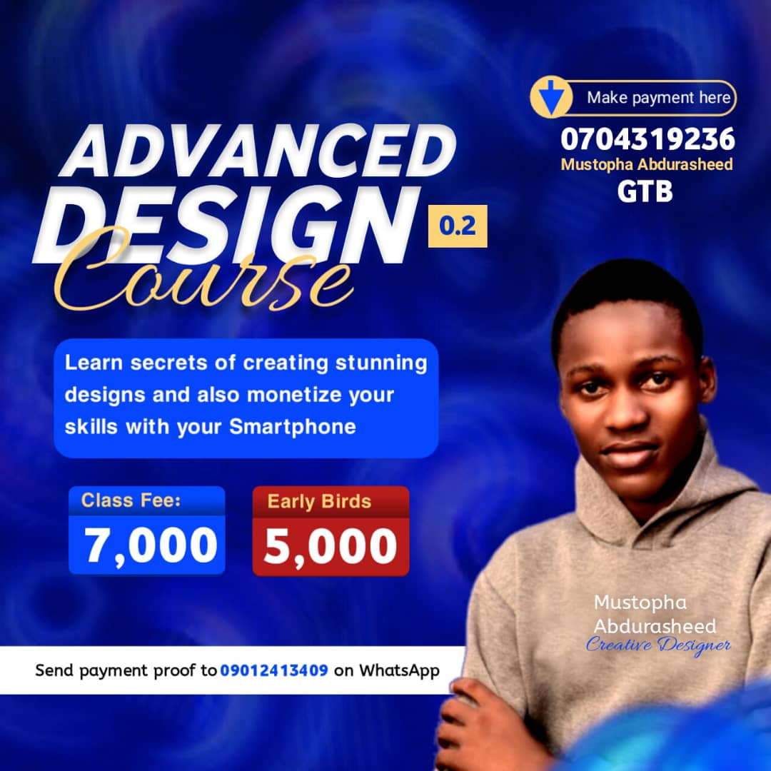 Buy ADVANCED DESIGN COURSE by SODIYA SOBUR OLAMILEKAN on Selar