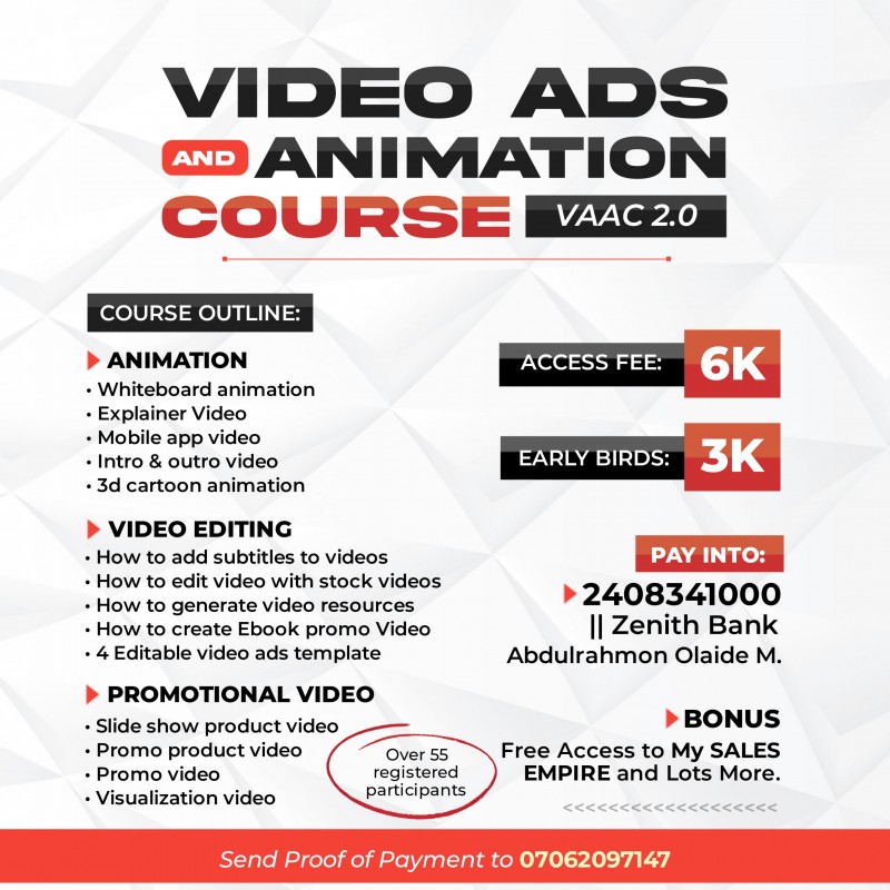 Buy The new video ads and animation course by AM Haven store on Selar