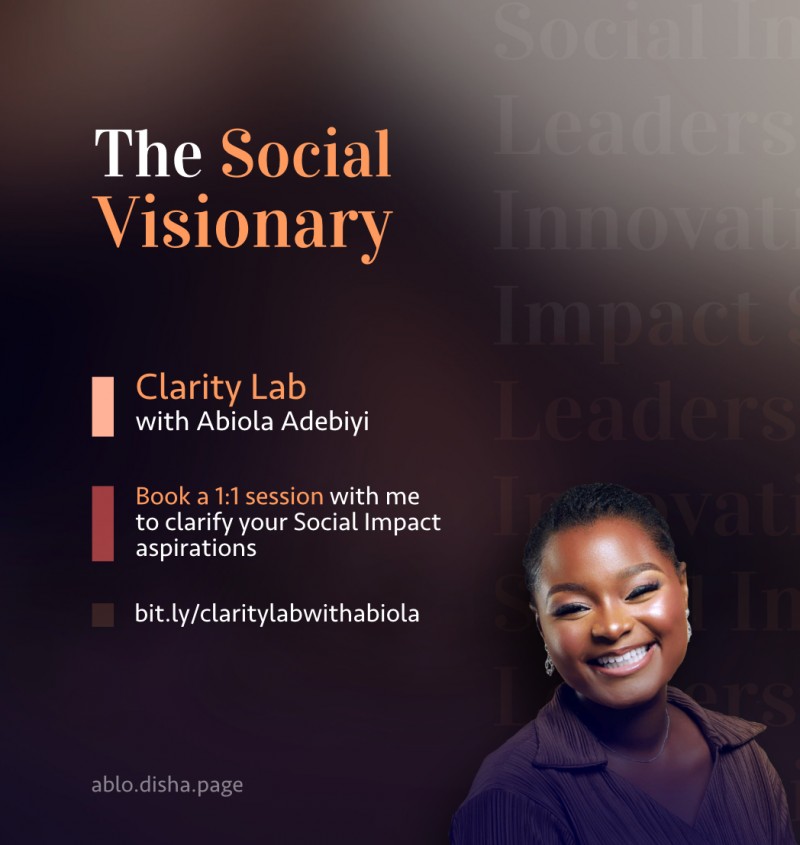 Buy 1-1 Session - Clarity Lab for Social Impact by Abiola Adebiyi on Selar