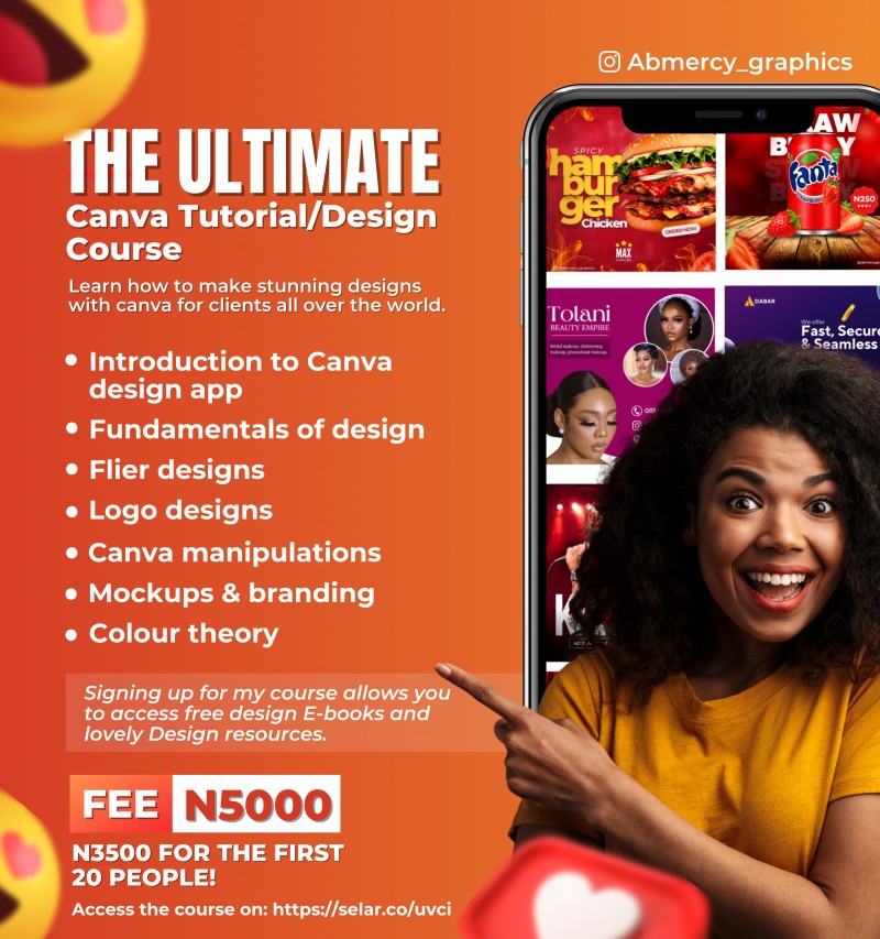 Buy The Ultimate Canva Tutorial /design course by Akinola Boluwatife ...