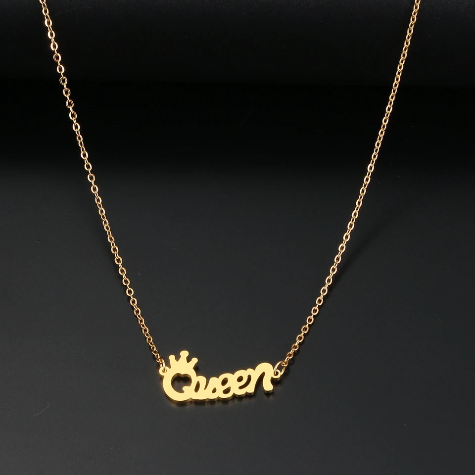 Buy Stainless steel queen necklace by Accessories by CMA on Selar