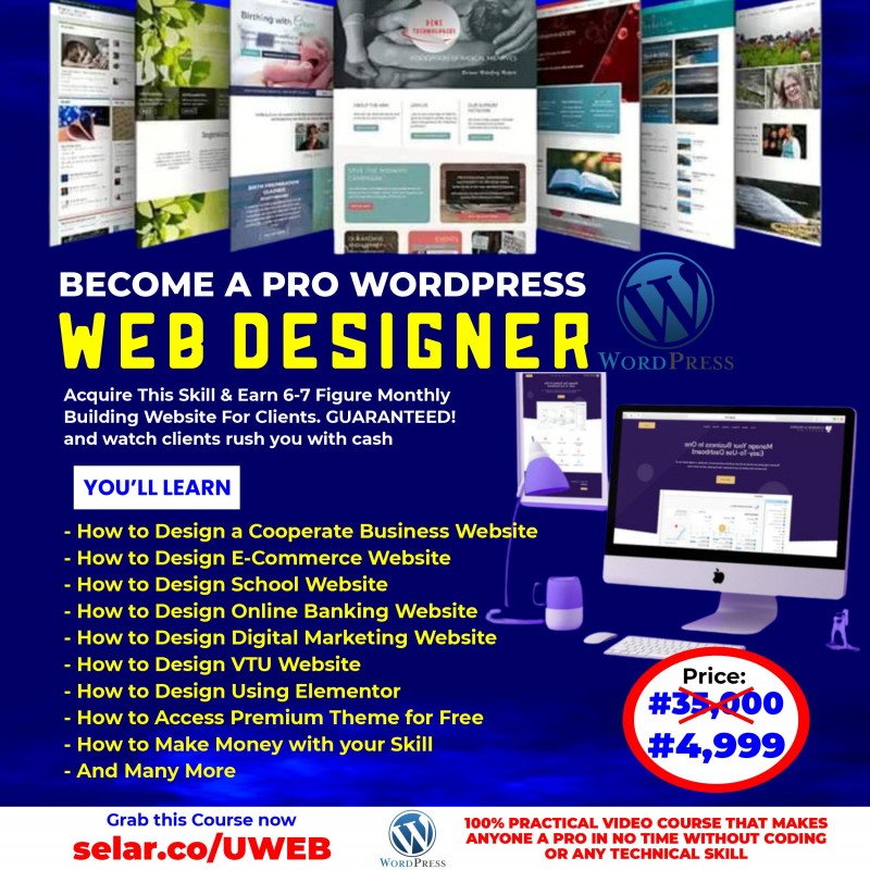 Buy ULTIMATE WEB DESIGN COURSE by Achievers-Hub on Selar