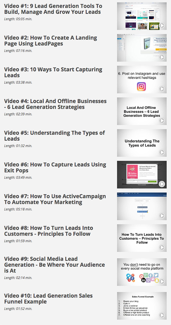 Buy Step-by-step video tutorial guide on how to generate quality leads ...