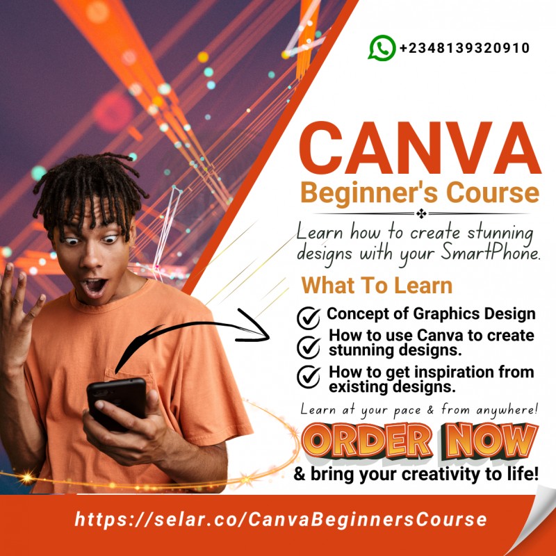 Buy Canva Beginner's Course by Adebolu Ibukun Aderinlewo on Selar