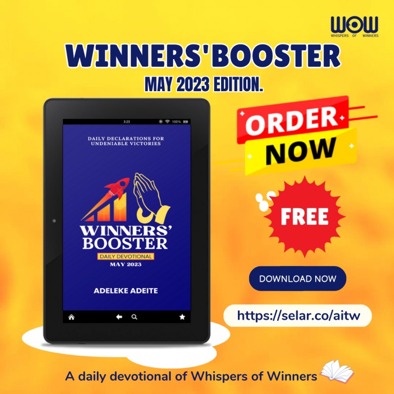 Get Winners Booster Daily Devotional May 2023 Edition by Adeleke Adeite on Selar
