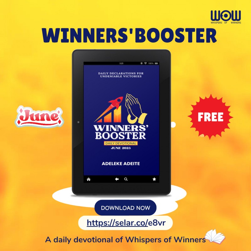 Get Winners Booster Daily Devotional June 2023 Edition by Adeleke Adeite on Selar