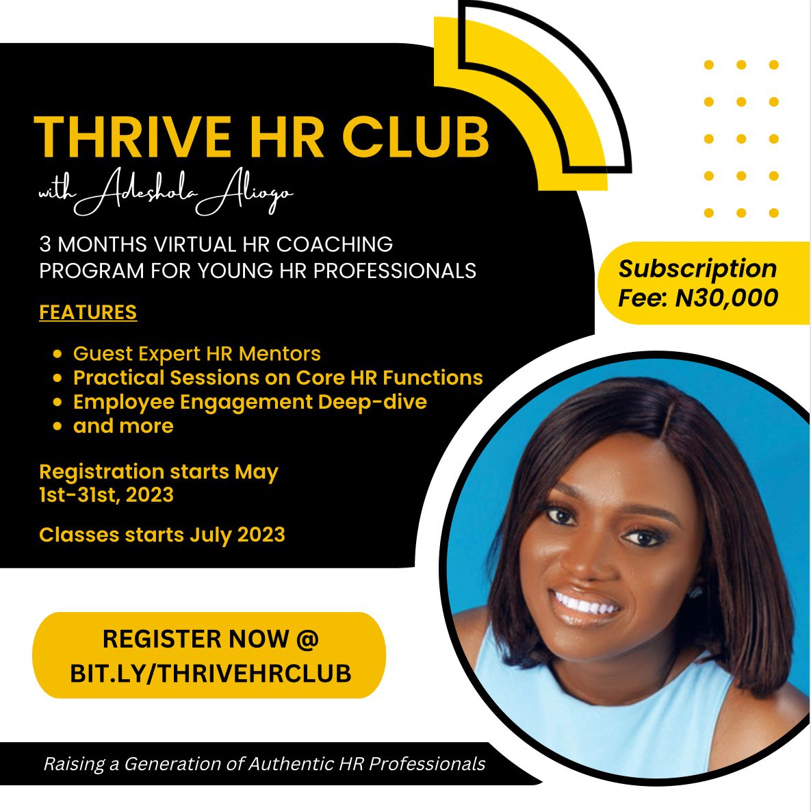 Buy THRIVE HR CLUB by Adeshola Aliogo on Selar