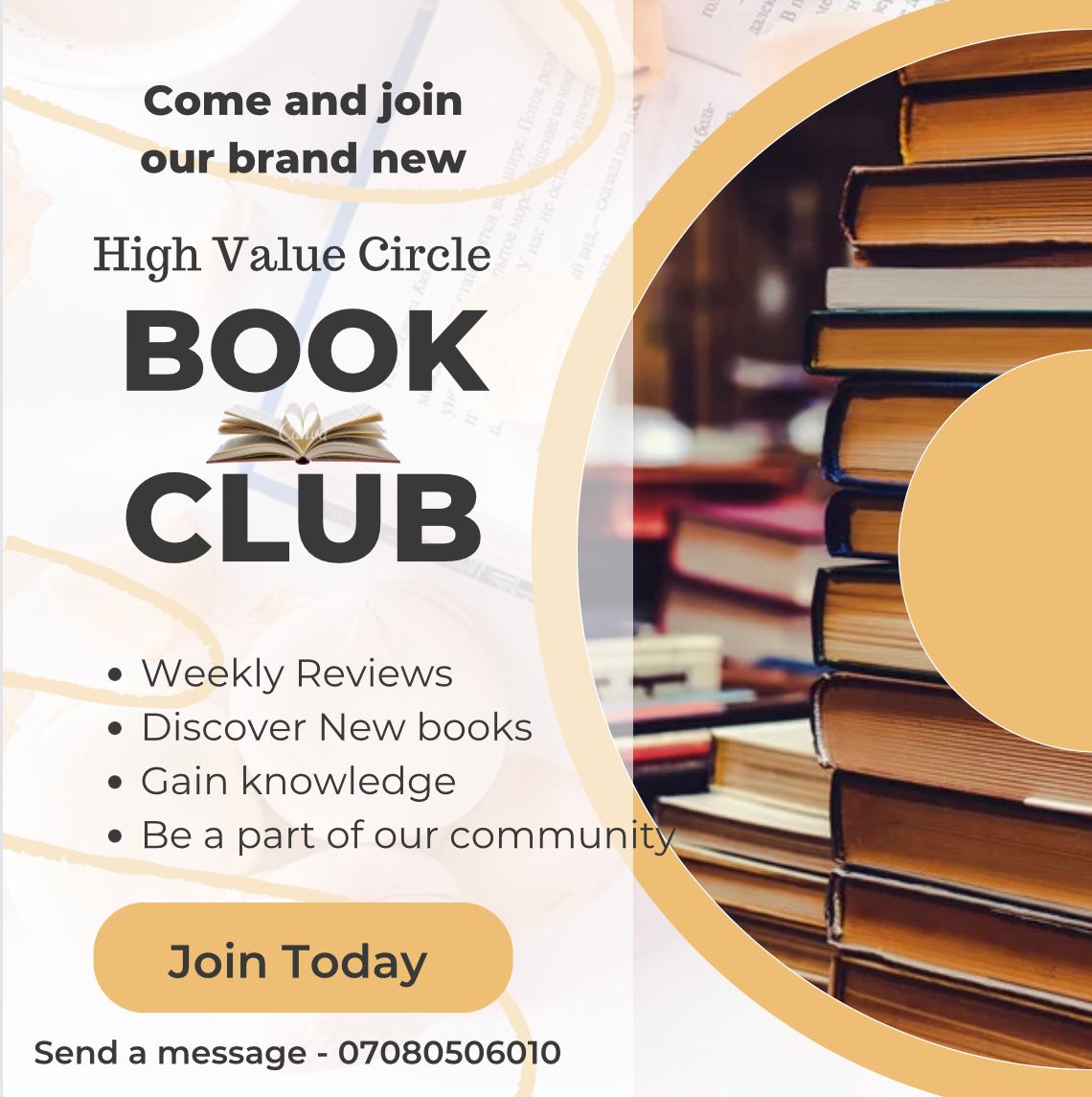 Buy HVC BOOK CLUB MEMBERSHIP by Adeyinka Olawoye on Selar.co