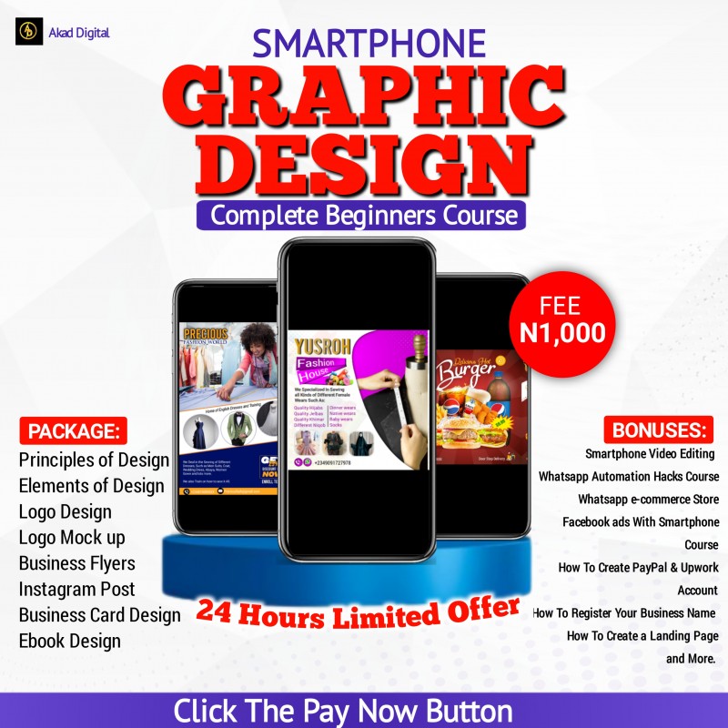 Buy Complete Beginner's Smartphone Graphics Design Course by Salaudeen ...