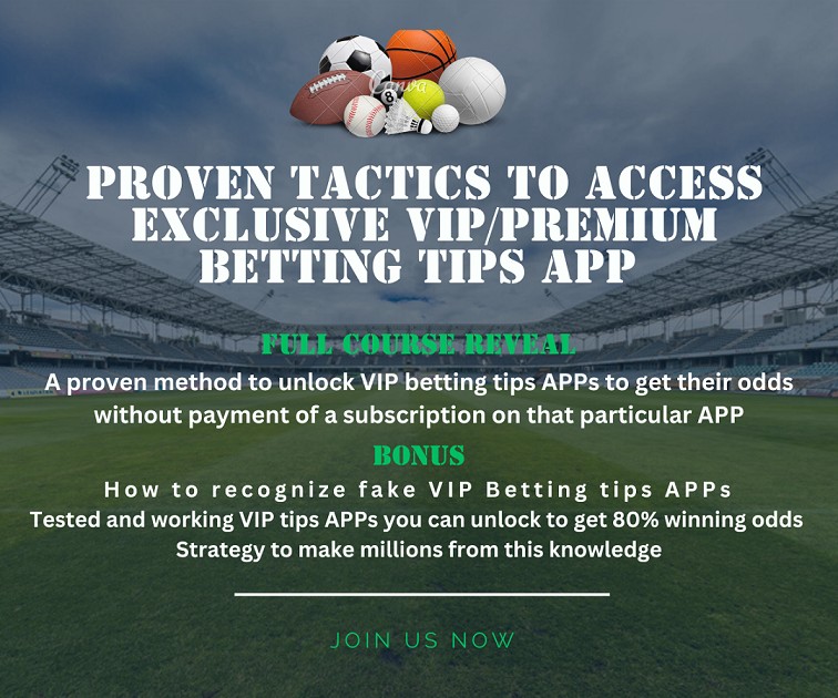 Buy "Unlock VIP Betting Tips Mastery Course" by Bankole Oluwasayo ...
