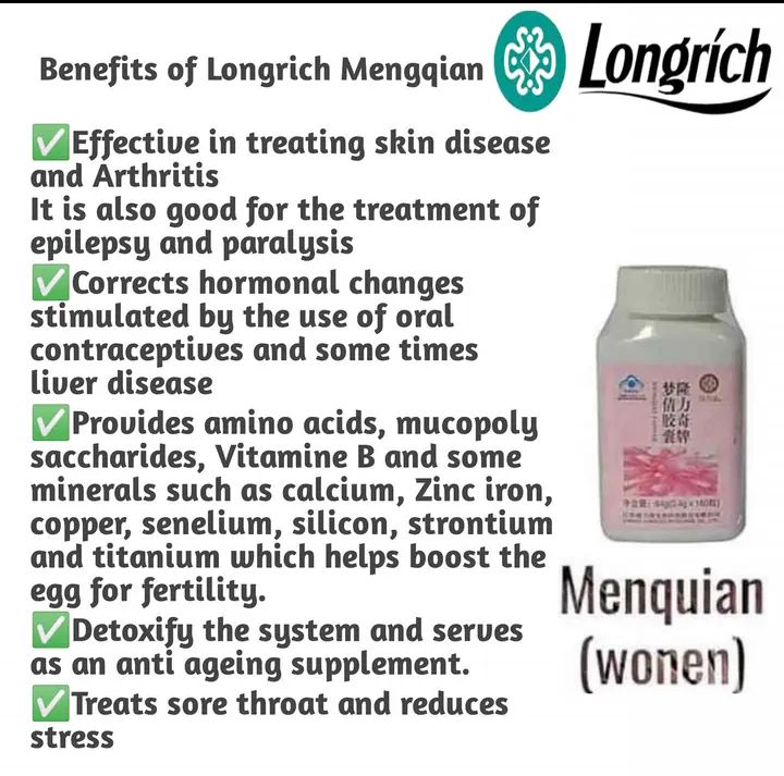 Buy Mengqian(female fertility supplement) by Allansworth Dynasty on Selar