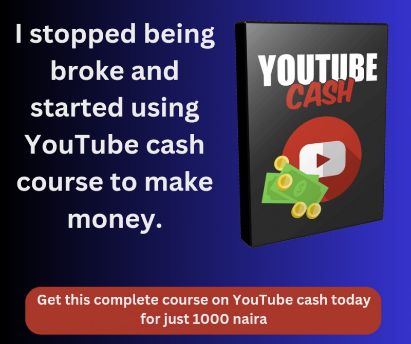 Buy YouTube cash course by Alolux on Selar