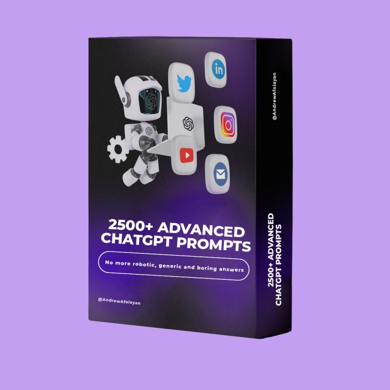 Buy 2500+ Advanced ChatGPT Prompts with UNLIMITED Access to CHATGPT PRO ...