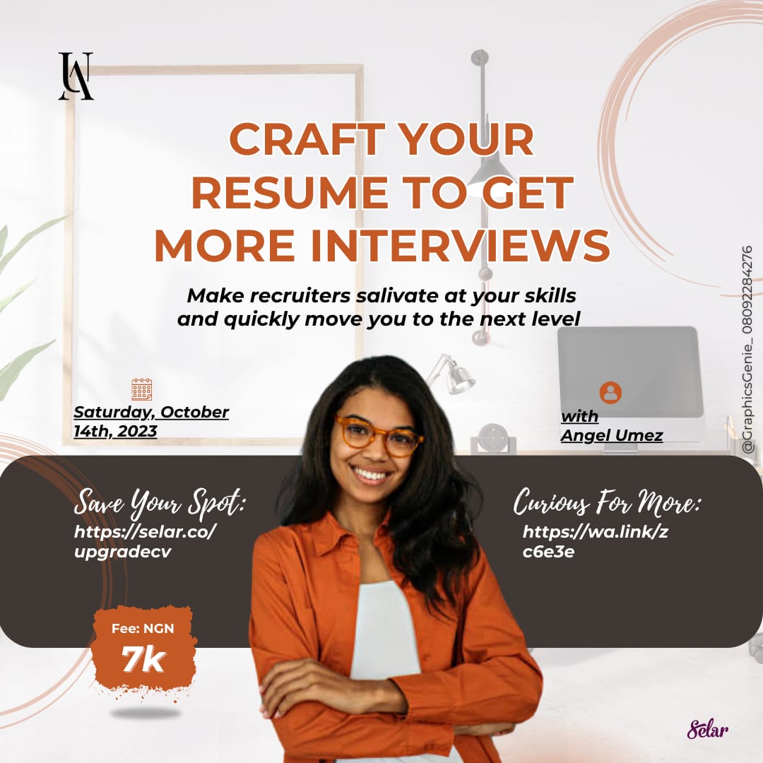 Buy Craft your resume and get more interviews by Angel Umez on Selar