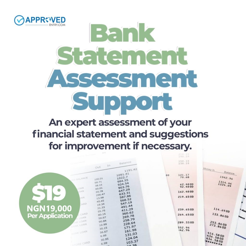 Buy AE Bank Statement Assessment Support by Approved Entry on Selar