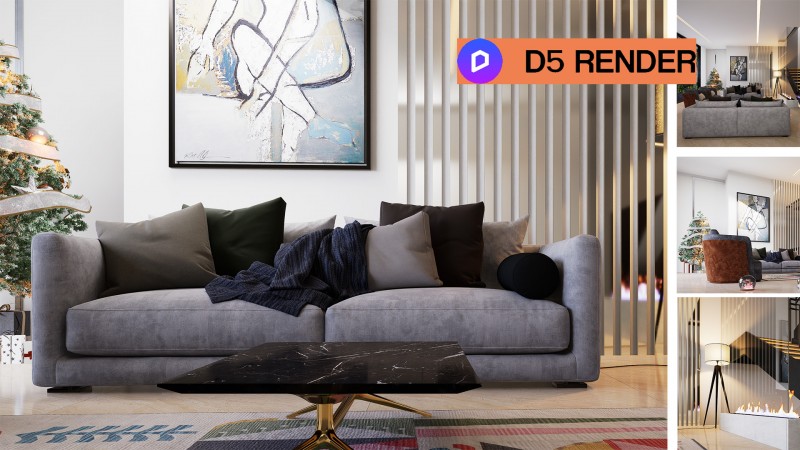 Buy REVIT FILE FOR D5 RENDER INTERIOR TUTORIAL - FOLLOW ALONG. by ...