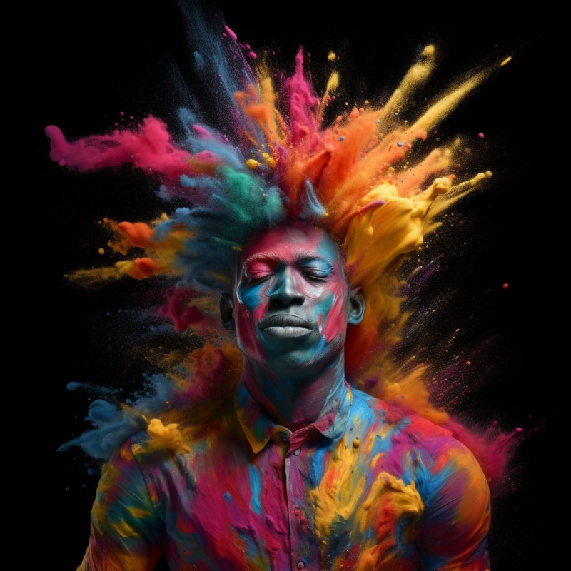 Buy Colour Explosion 2 ( iOS & Android) by Digital Wall Art & Framed ...