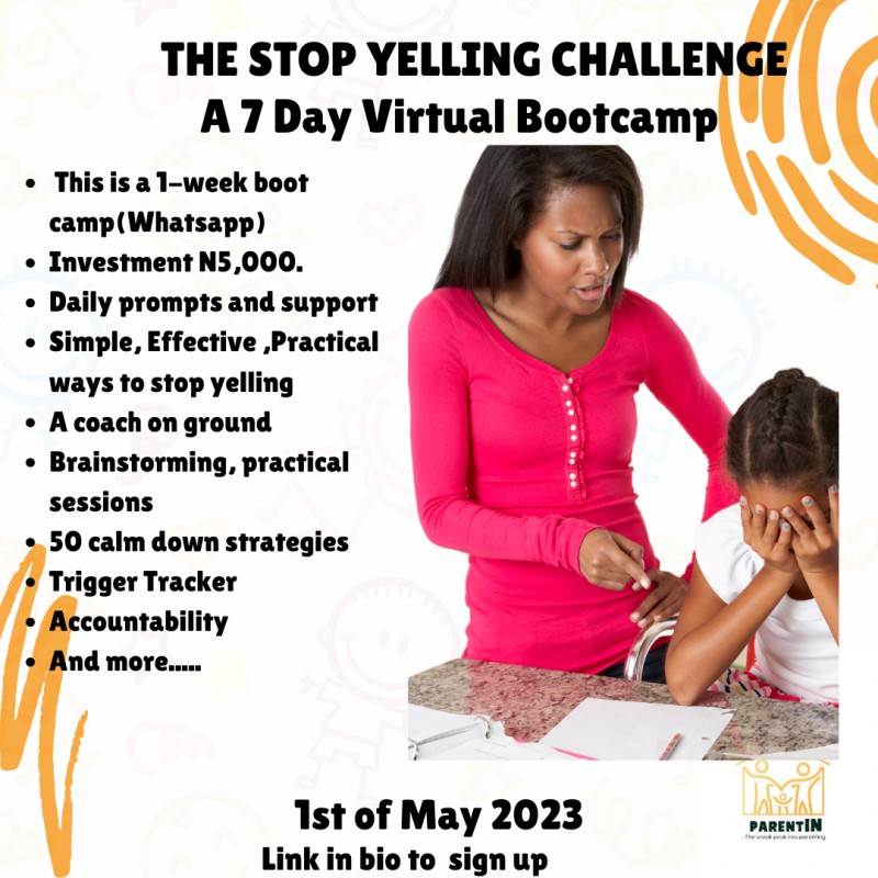 Buy THE STOP YELLING CHALLENG by Ayanate Njoku on Selar