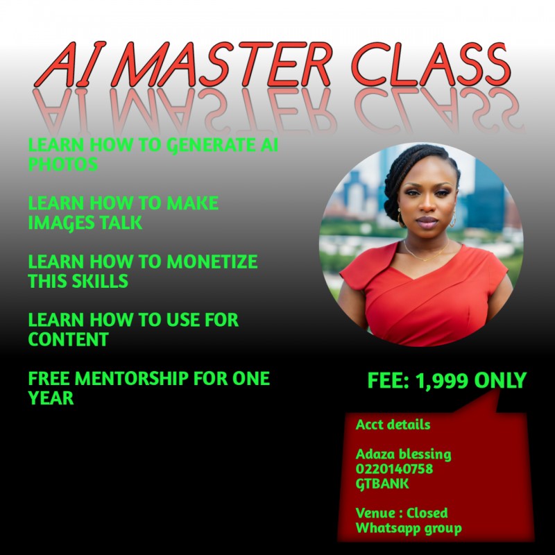 Buy AI MASTER CLASS by Adaza blessing Oghenefegor on Selar