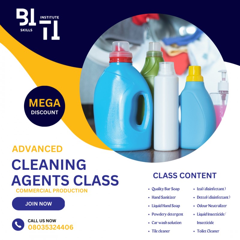 Buy COMMERCIAL CLEANING AGENTS CLASS-ADVANCED by BITI SKILLS INSTITUTE ...