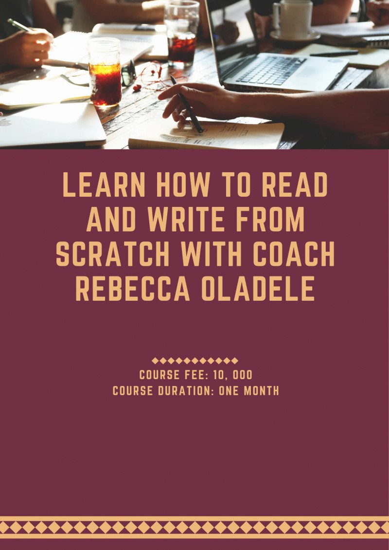 Buy Learn How To Read and Write From Scratch by Oladele Rebecca on Selar