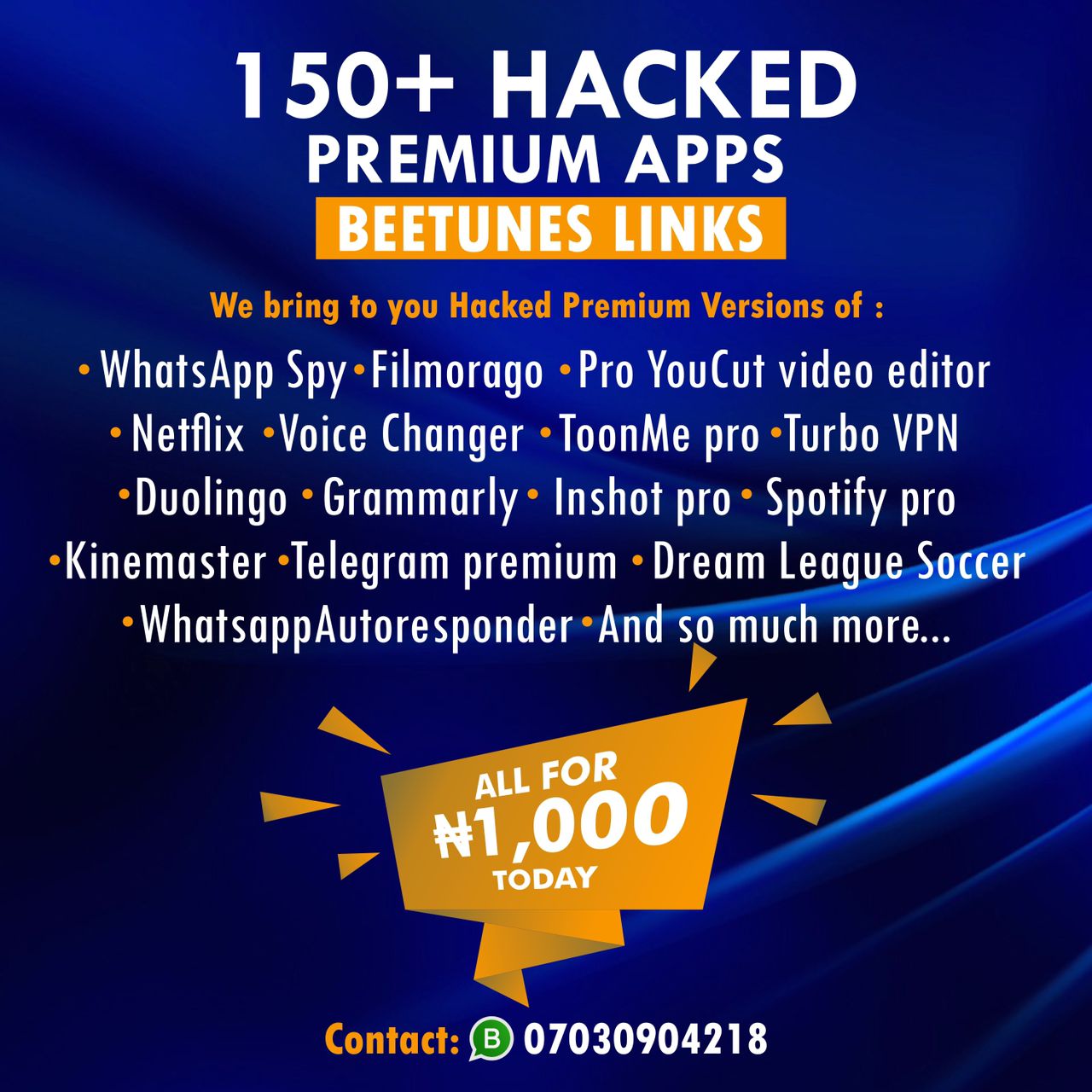 Buy Access to Premium Apps by Babatunde Akinola on Selar