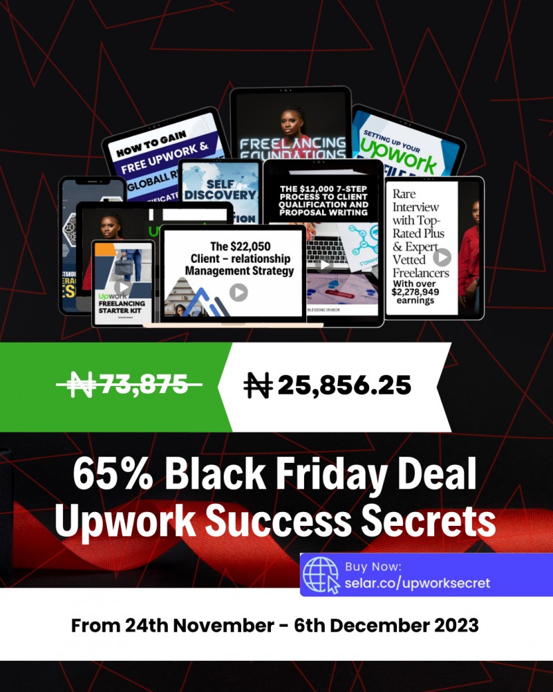 Buy Upwork Success Secrets by Blessing Irabor on Selar