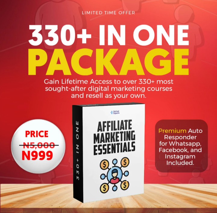 Buy 330 + Digital Courses by Joshua Oyovwevotu Oghenetega on Selar