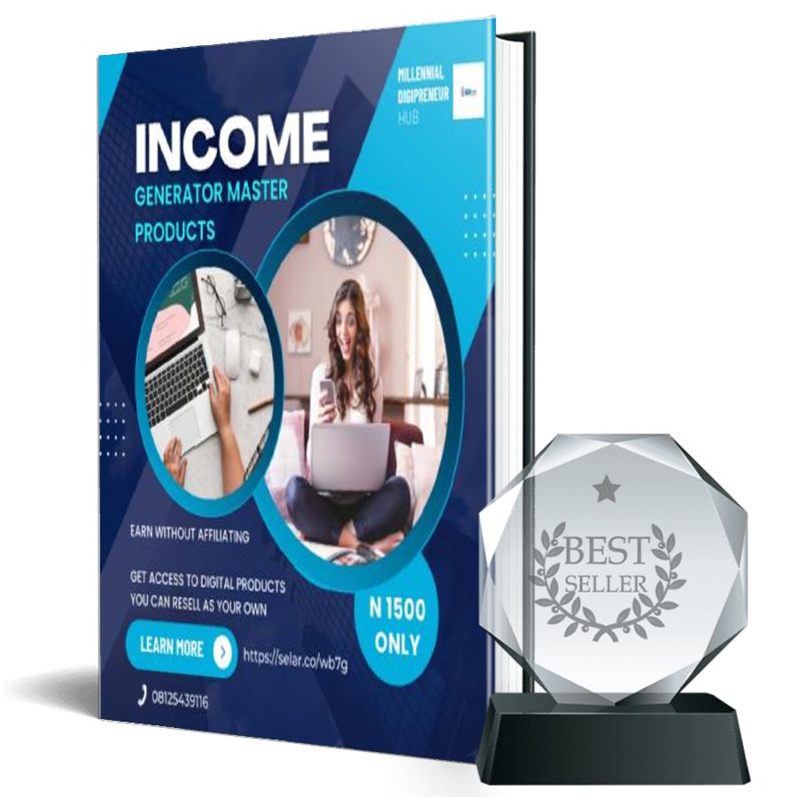 Buy INCOME GENERATOR MASTERY 1O1 by millennial digipreneur hub on Selar