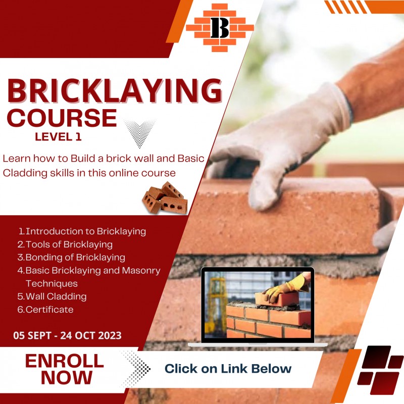 Buy BRICKLAYING COURSE - LEVEL 1 by Grocenta on Selar