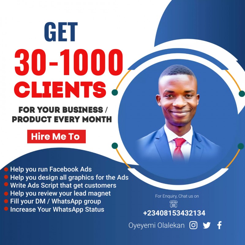 Buy 30-1000 CLIENTS/STUDENTS EVERY MONTH by BRIGHT SKILLS FOR AFRICA on ...