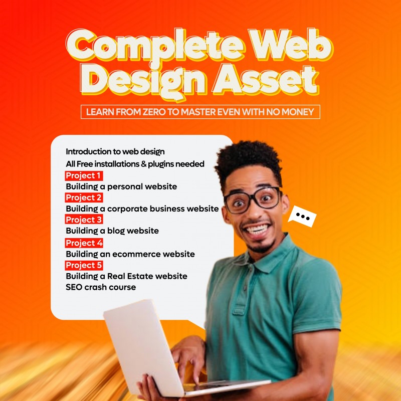 Buy COMPLETE WEB DESIGN ASSET WITHOUT CODING by Anyadike Kenneth chisom ...