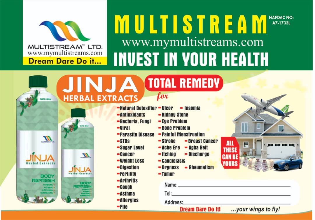 Buy JINJA HERBAL EXTRACTS by AKINSE COLLINS BOLARINWA on Selar