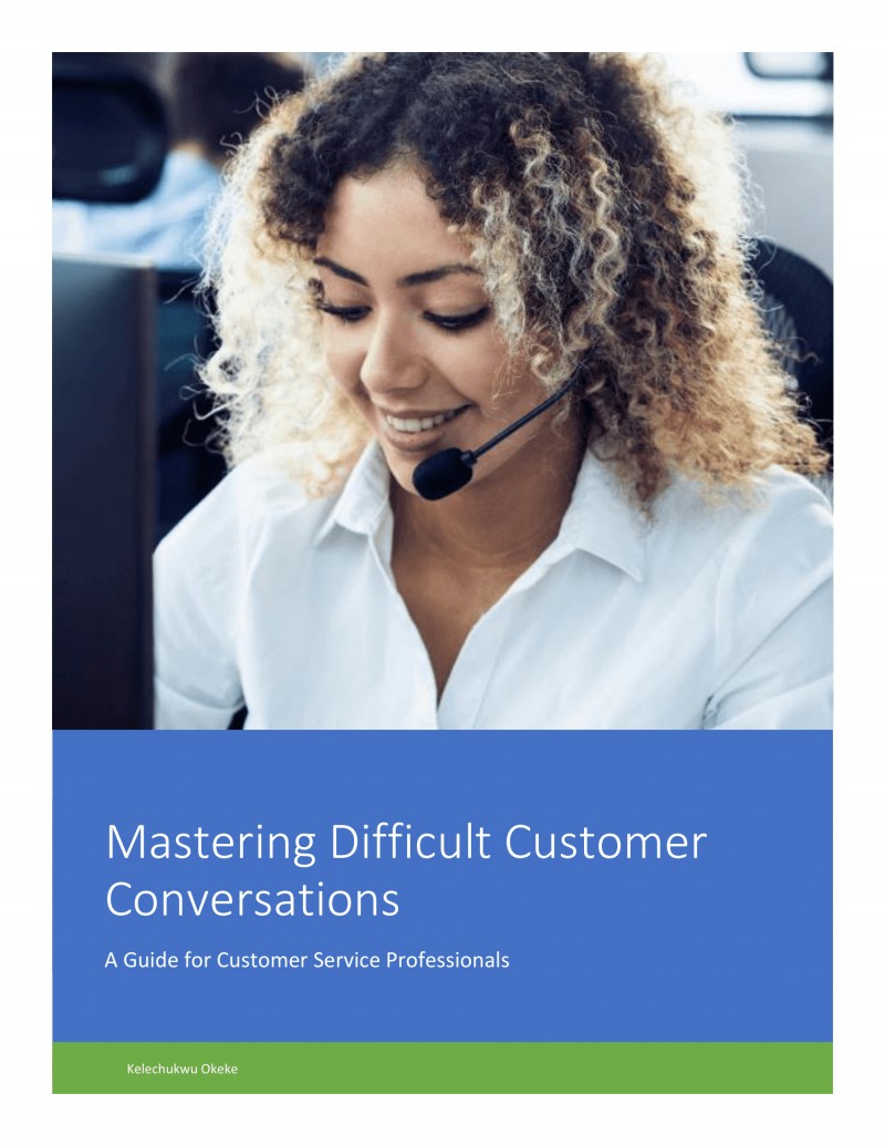 Buy Mastering Difficult Customer Conversations by CXService360 on Selar