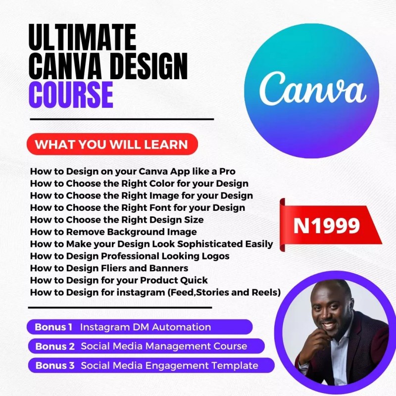 Buy The ultimate canva design course by Ikwuemesi okechukwu on Selar