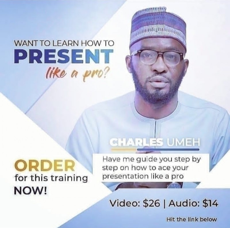 Buy Present Like A Pro vol1 by Charles Umeh on Selar