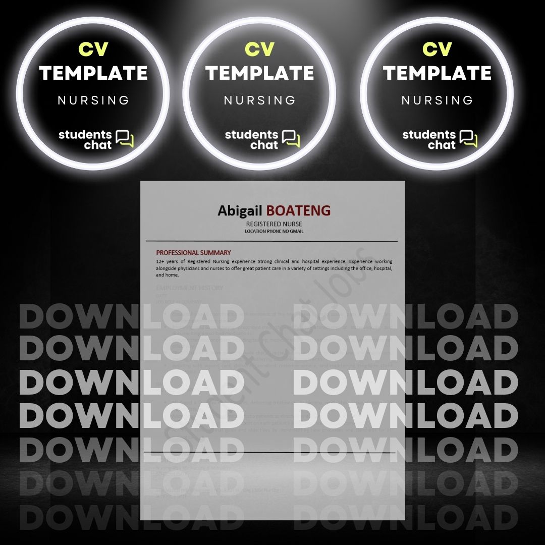 Buy Nurse CV by Ada Nwokeji on Selar