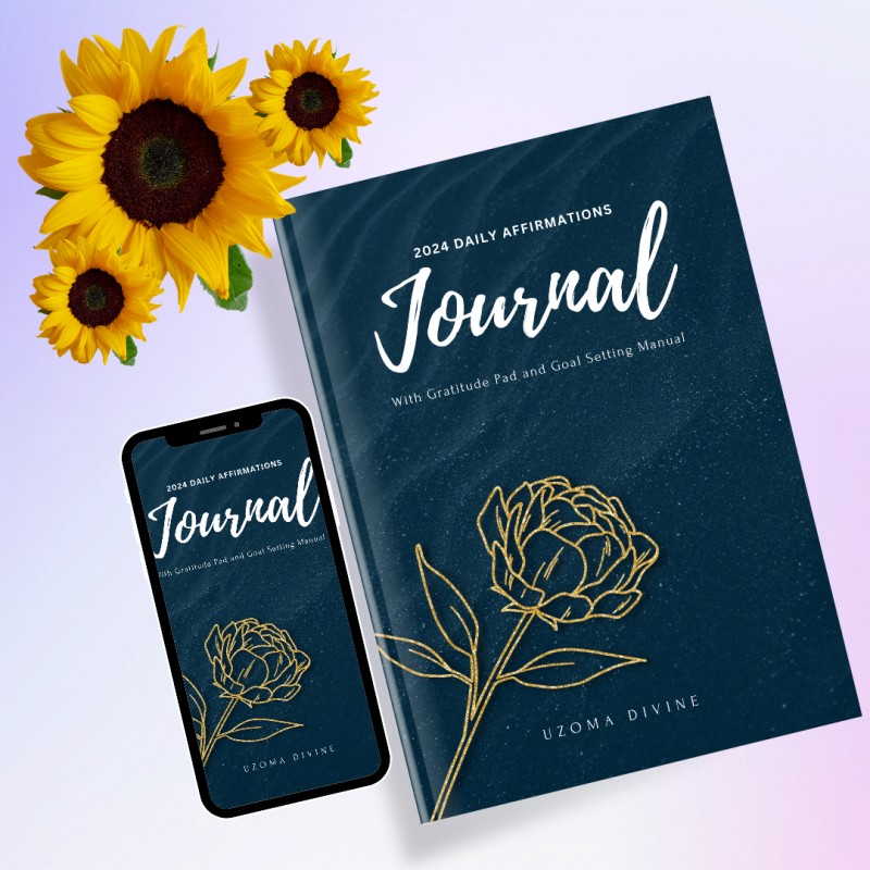 Buy 2024 DAILY AFFIRMATIONS JOURNAL by Cheerleader NG on Selar